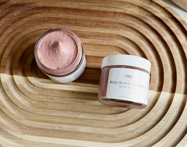 Polished Bloom Face Scrub | Exfoliate & Reveal Radiant Skin