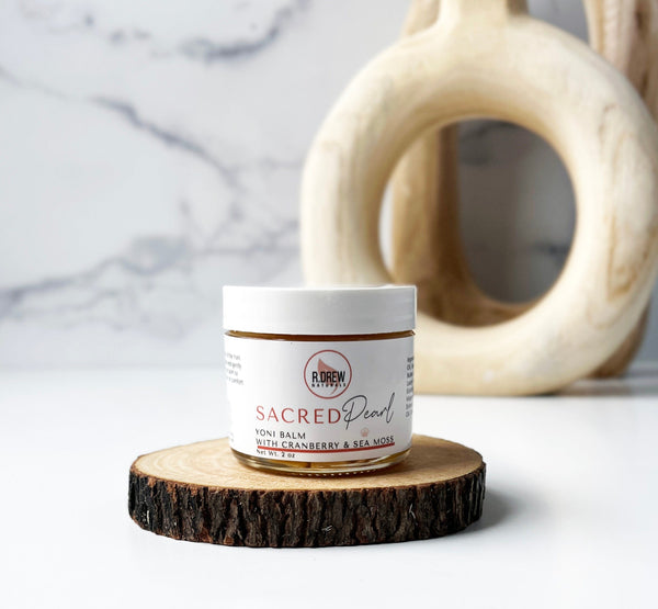 Sacred Pearl Feminine Balm for Dryness and Soothing | R. Drew Naturals